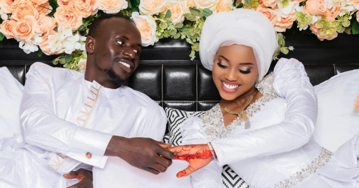 La boda de Sadio Mané con su novia de 19 años