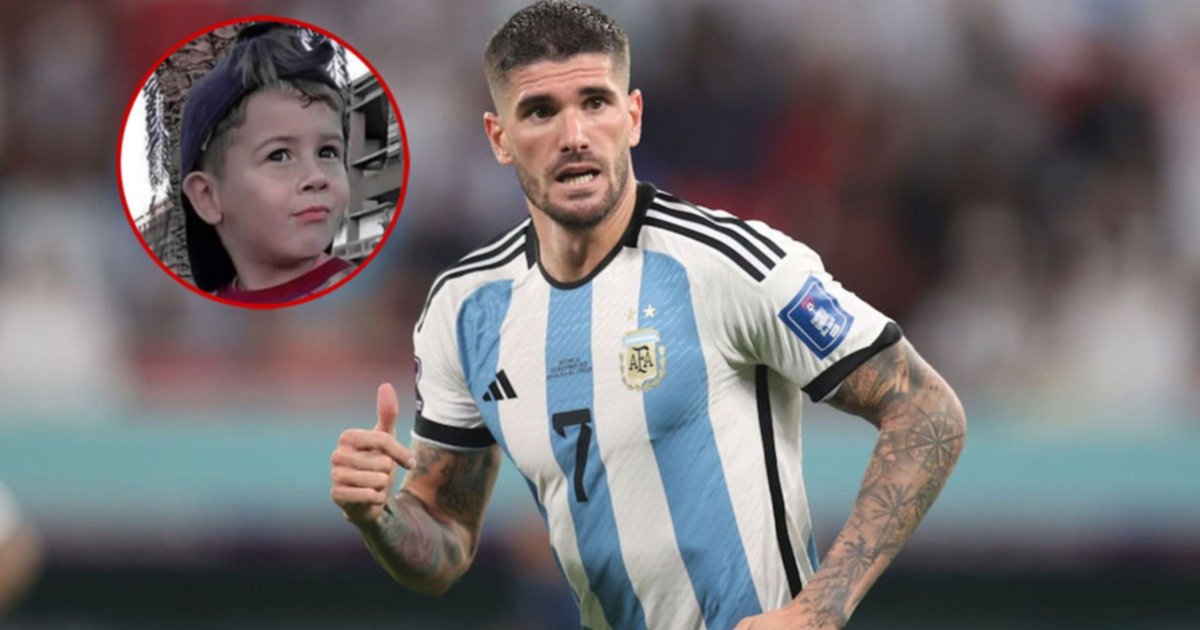El emotivo mensaje de Rodrigo De Paul por el caso Lucio Dupuy: El emotivo mensaje de Rodrigo De Paul por el caso Lucio Dupuy: