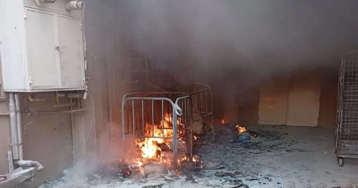 Incendio y tensión en el Hospital Alejandro Korn de Melchor Romero
