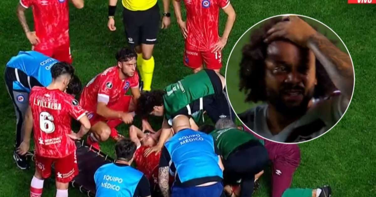 Imágenes impactantes: Marcelo lesionó gravemente a un jugador de ...