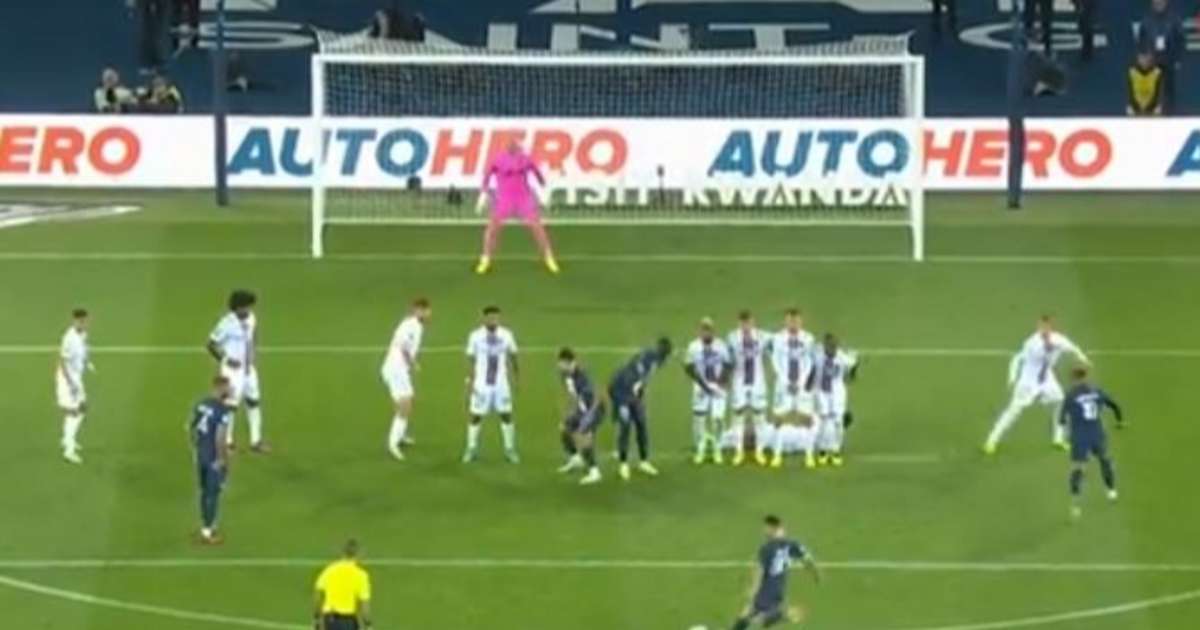 Video El Primer Gol De Tiro Libre De Messi En El Psg