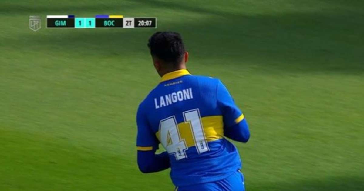 Luca Langoni puso el 2-1 de Boca ante Gimnasia